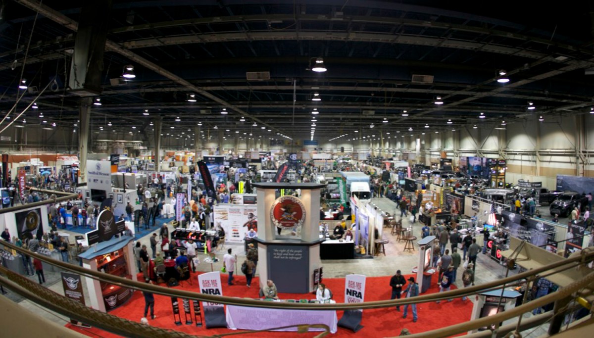 At the world's largest gun show, thankfulness for Trump