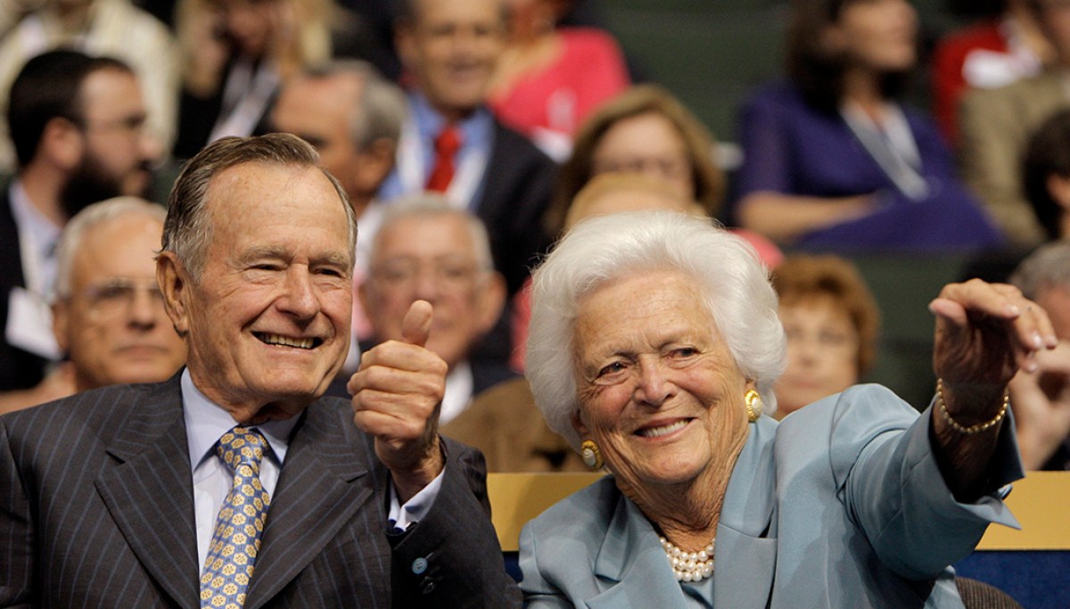 George H.W. Bush reunites with Barbara and daughter Robin in heavenly ...