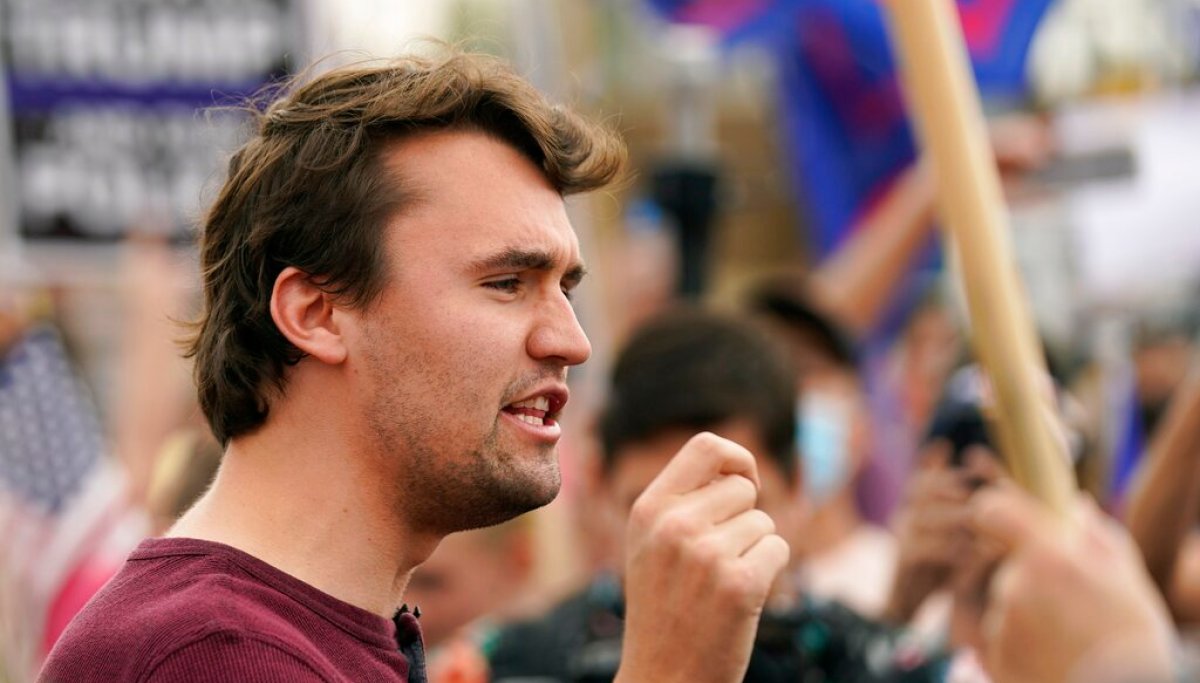 WATCH: Protests against Charlie Kirk result in riot police and detainments