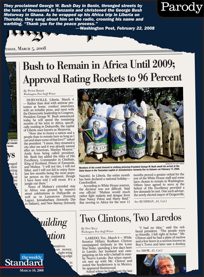 George W. Bush's popularity soars overseas - Washington Examiner