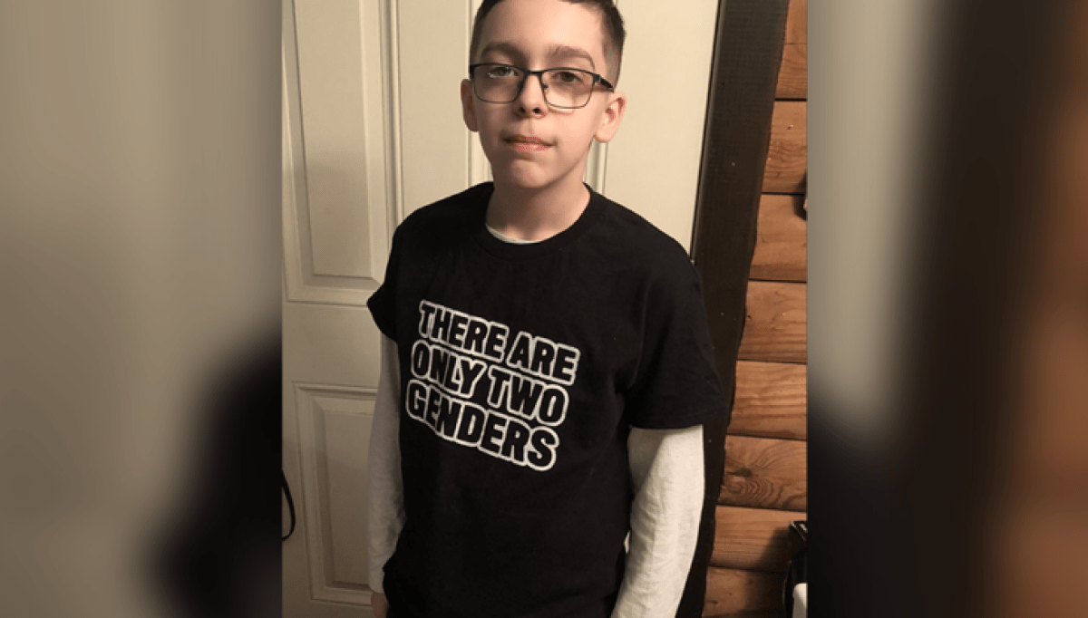 Student continues fight to wear 'There are only two genders' shirt in ...