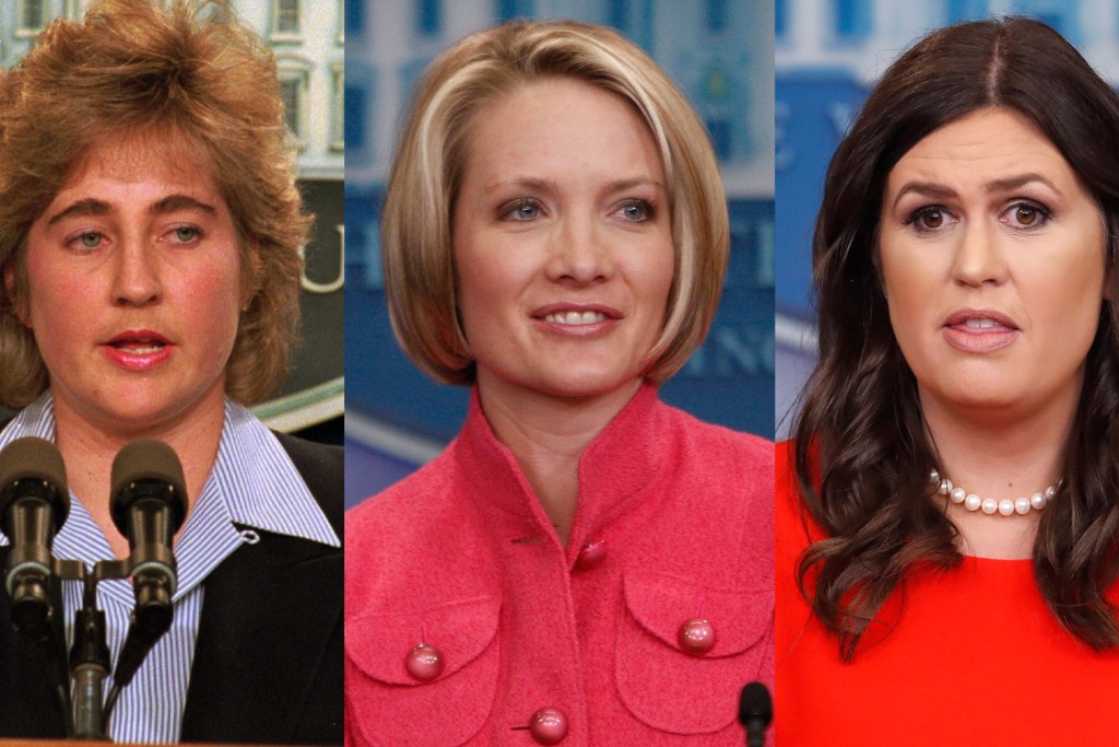 Two of three female White House press secretaries worked for Republican ...