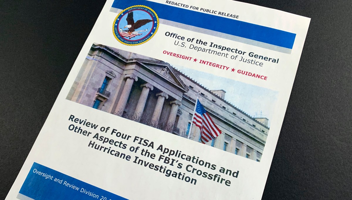 FISA abuse report deconstructs the Steele dossier