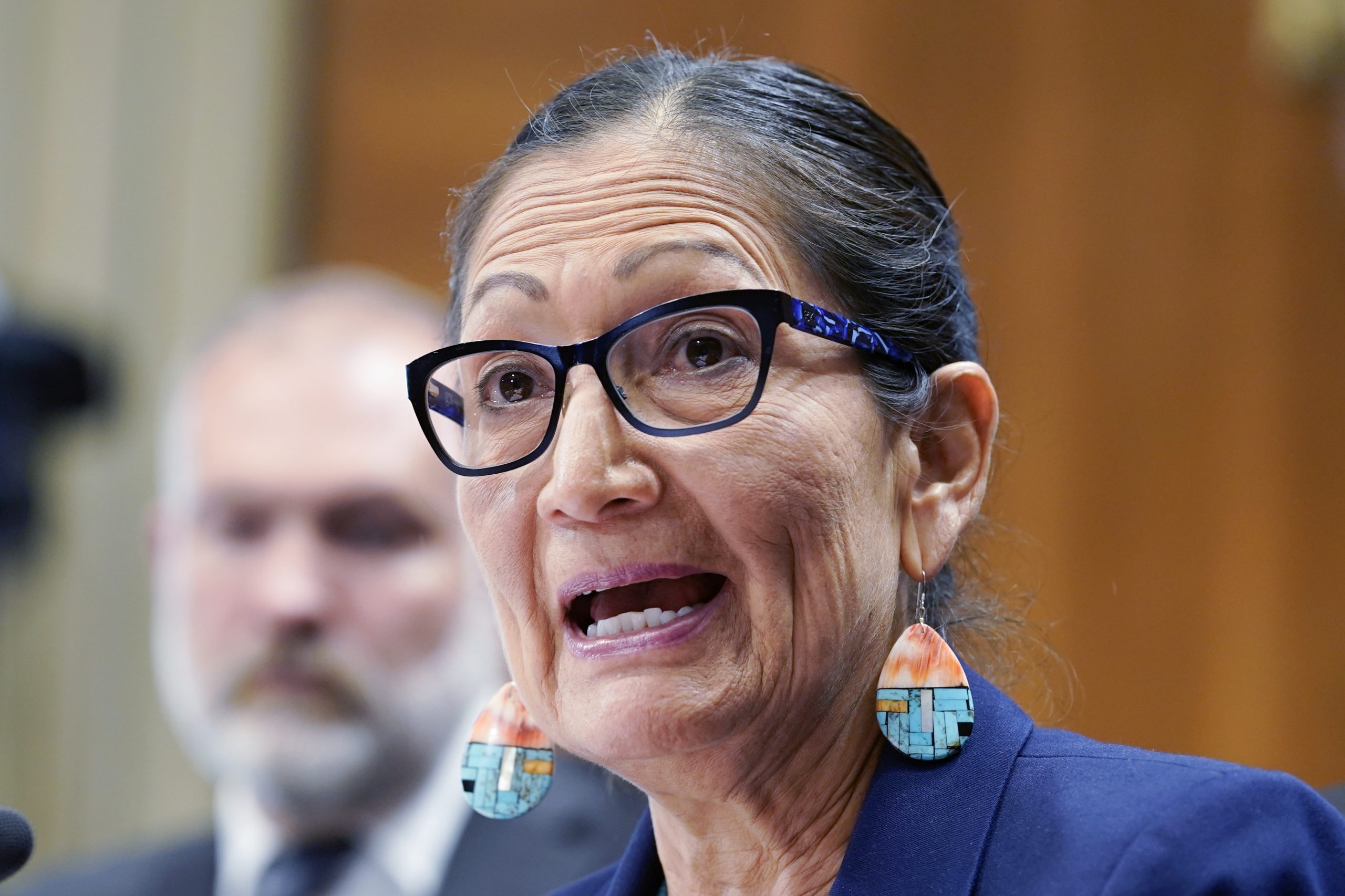 Interior Secretary Deb Haaland recovering after breaking leg on hiking ...