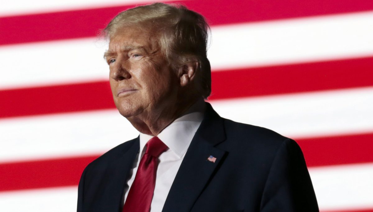 Trump cries 'hoax' as Biden and DeSantis survey hurricane damage