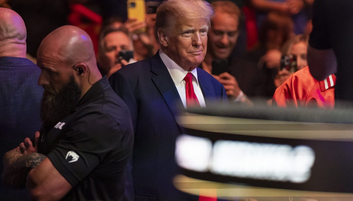 WATCH: Trump gets standing ovation at UFC 287, crowd chants 'USA!'
