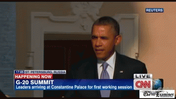 Gif: Putin and Obama's handshake showdown in Russia
