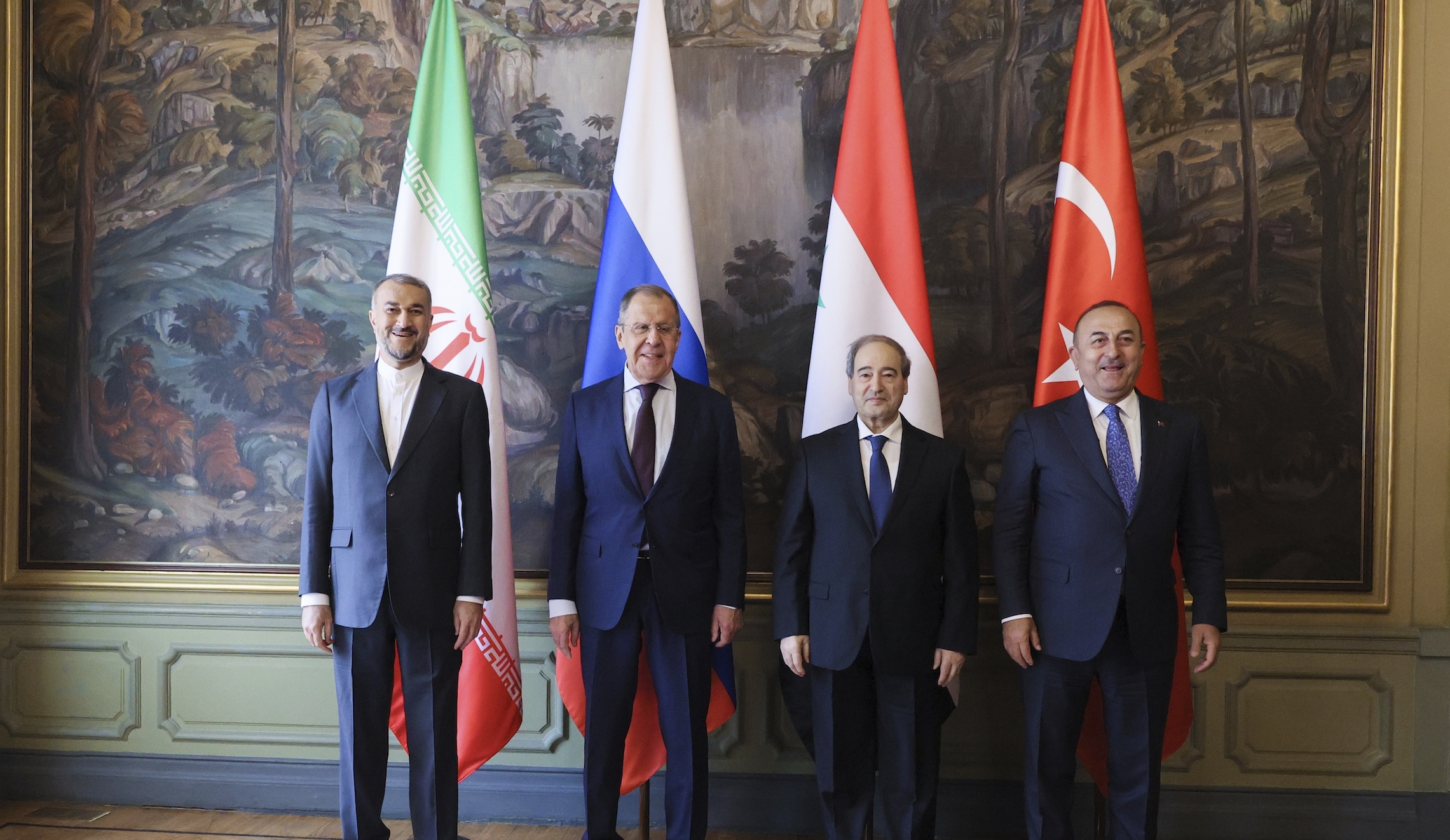 Iran threatens Israel during Russia summit amid Gaza rocket barrage