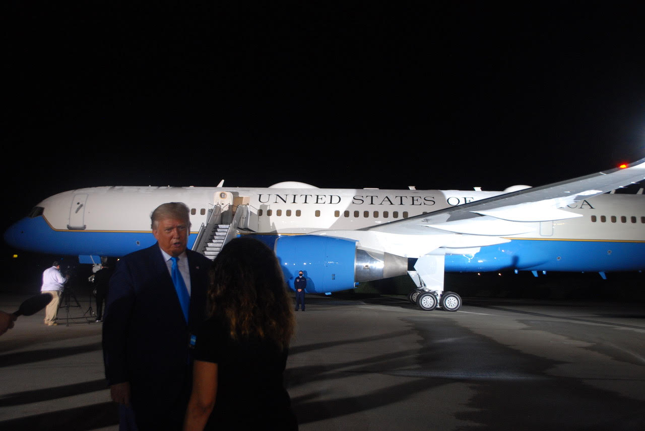 Trump tells Salena Zito Biden's campaign is a 'fraud'