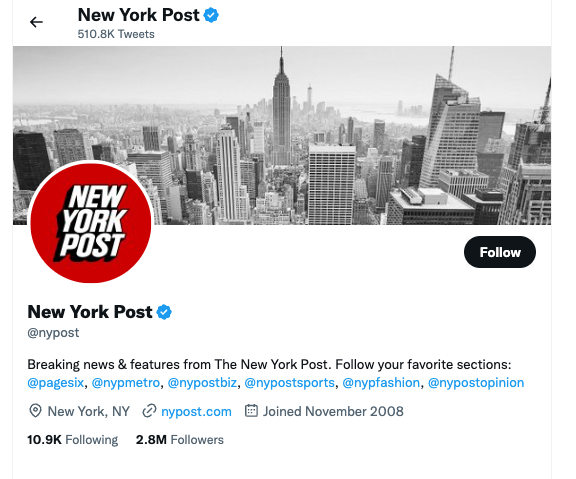 New York Post fires rogue employee for controversial posts: Report ...