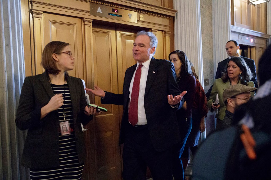 Tim Kaine to force Senate vote on Trump authority to attack Iran