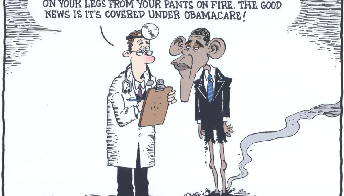 Editorial cartoon: Liar, liar