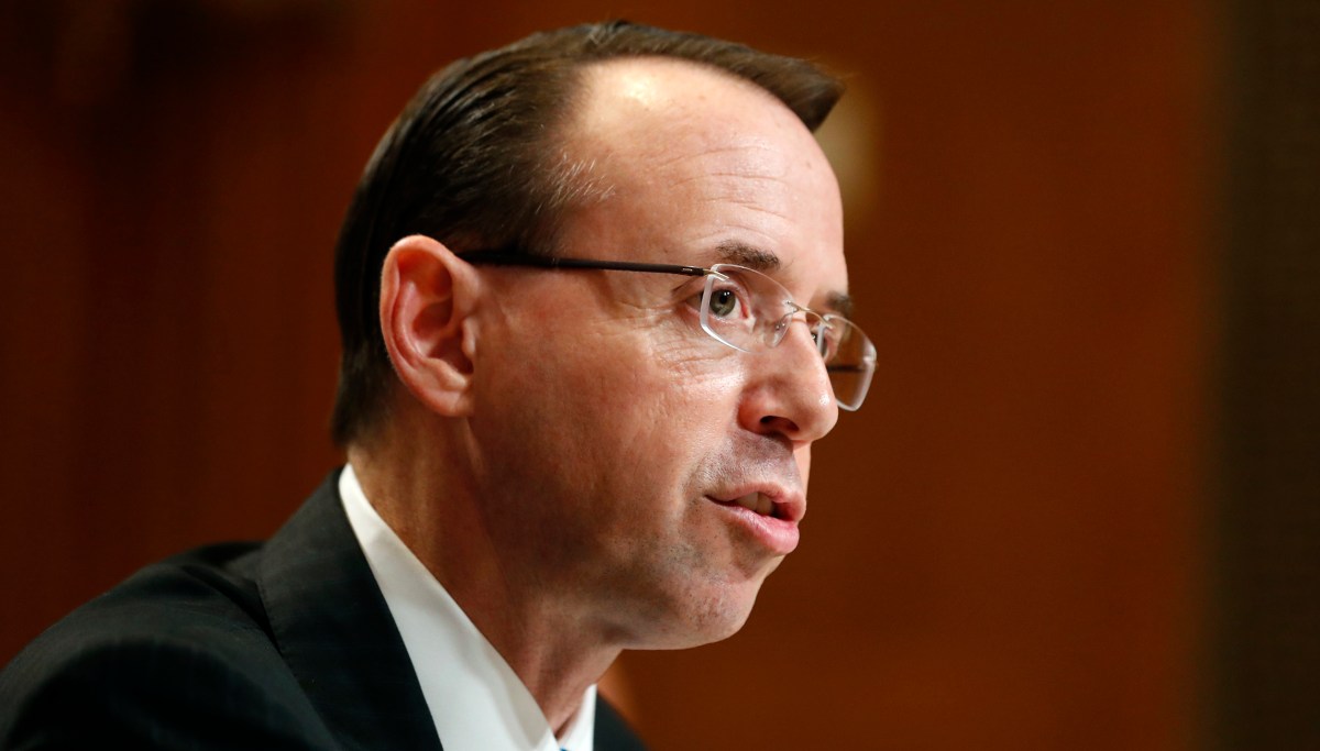 Rod Rosenstein expected to leave the Justice Department in a matter of ...