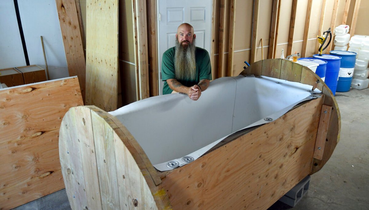 Colorado buries first legally composted human remains