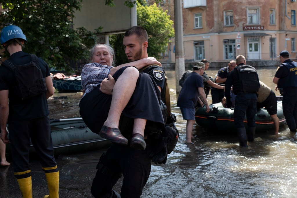 Thousands of civilians lost homes in flooding following dam attack in ...