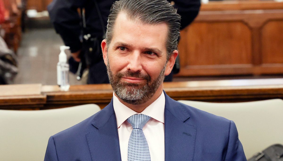 Donald Trump Jr. tells courtroom sketch artist to 'make me look sexy'