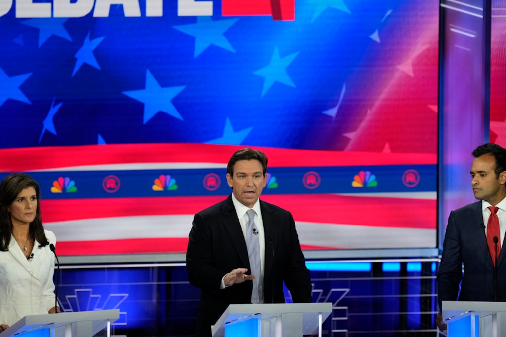 Republican debate: Ramaswamy says DeSantis and Haley are 'Dick Cheney ...