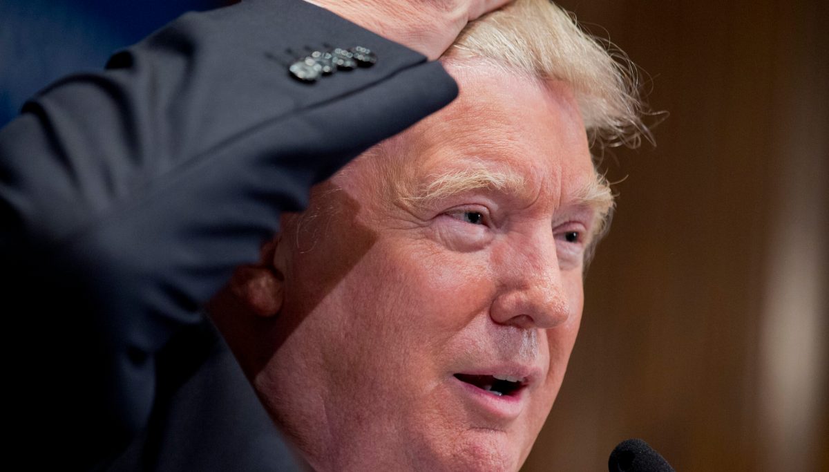 Donald Trump's political comb-over
