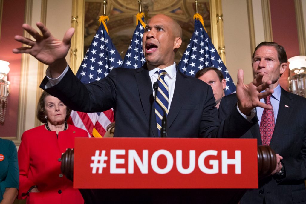 Cory Booker plans national gun registry