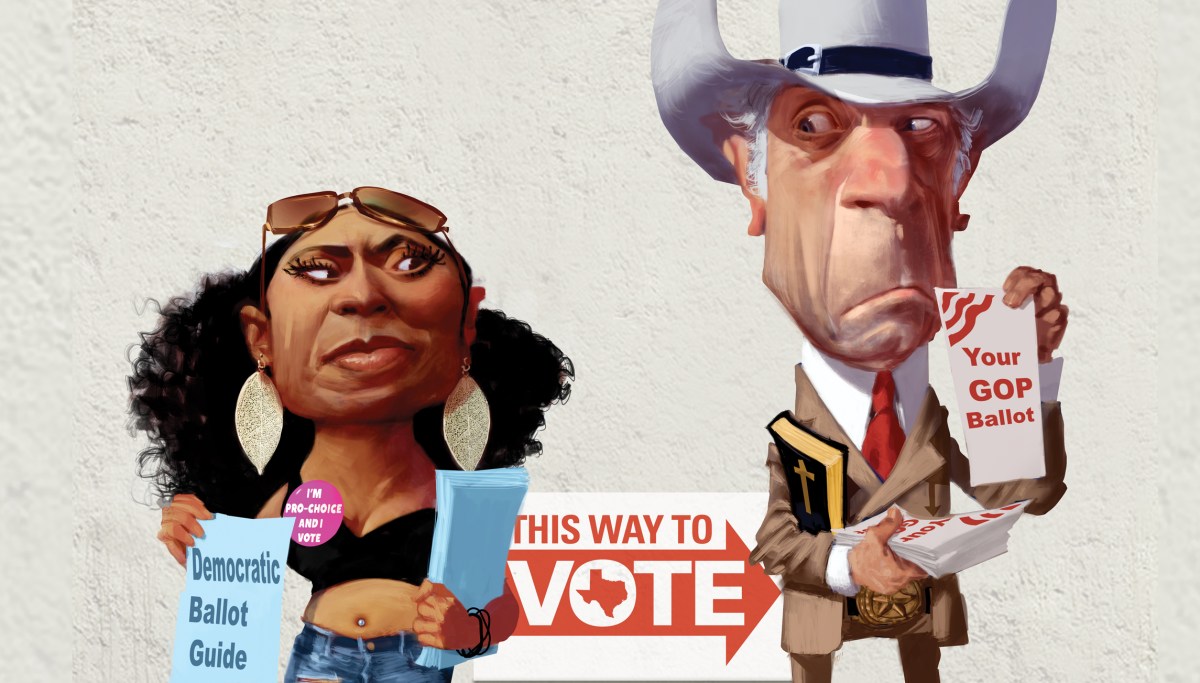The battle for Texas