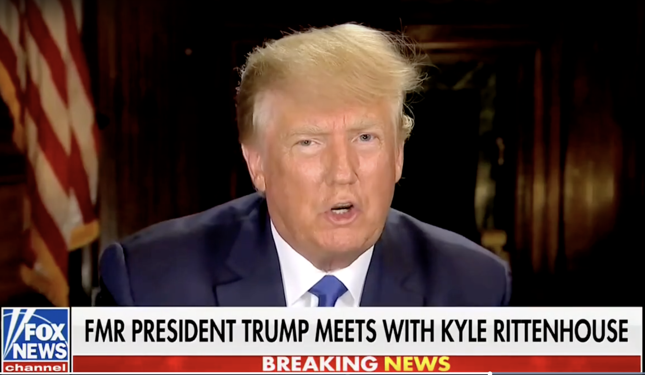 Kyle Rittenhouse meets Trump at Mar-a-Lago and accuses Biden of ...