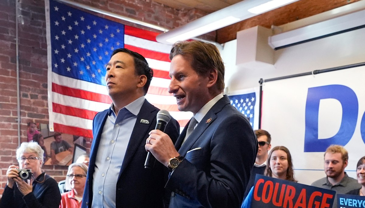 Dean Phillips and Andrew Yang call out 'missing' Biden for skipping New ...