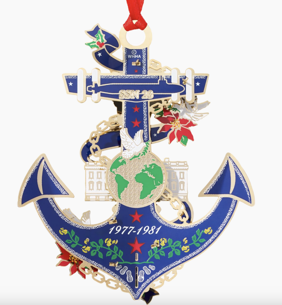 New White House Christmas ornament a tribute to Jimmy Carter