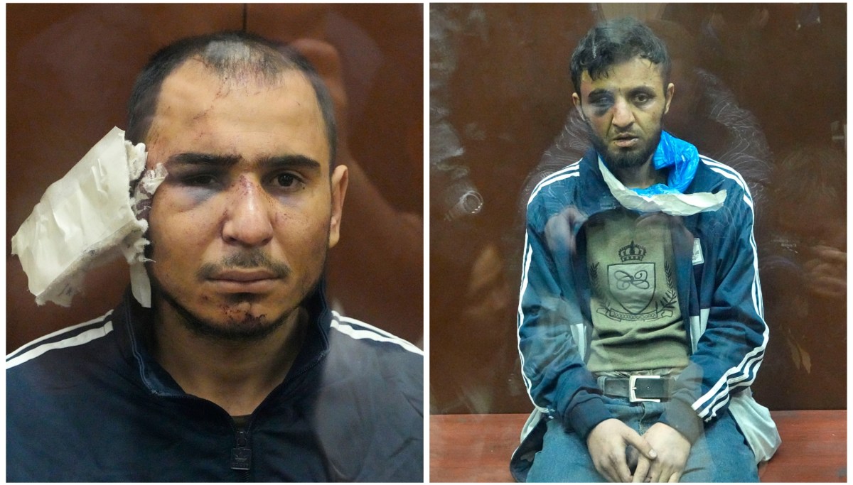 Moscow concert attack suspects appear in court with apparent signs of ...