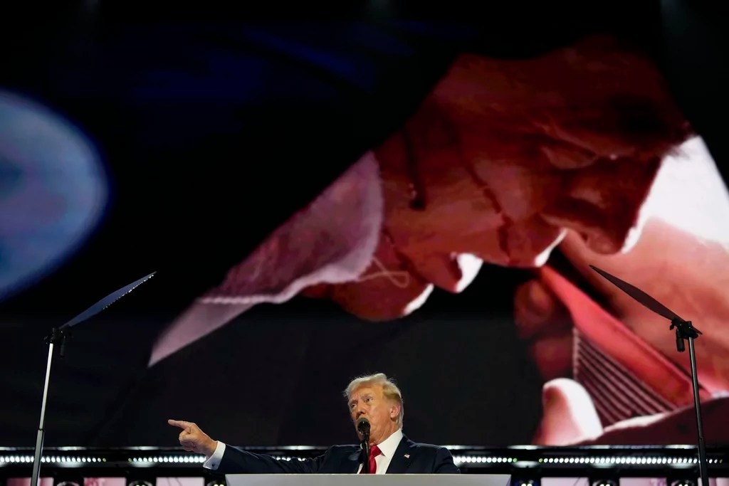 Trump credits immigration chart shown at the Butler rally for saving ...