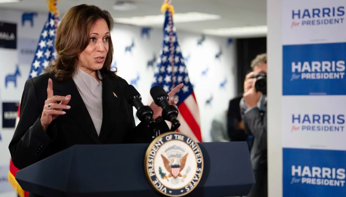 Kamala Harris tries out four campaign slogans