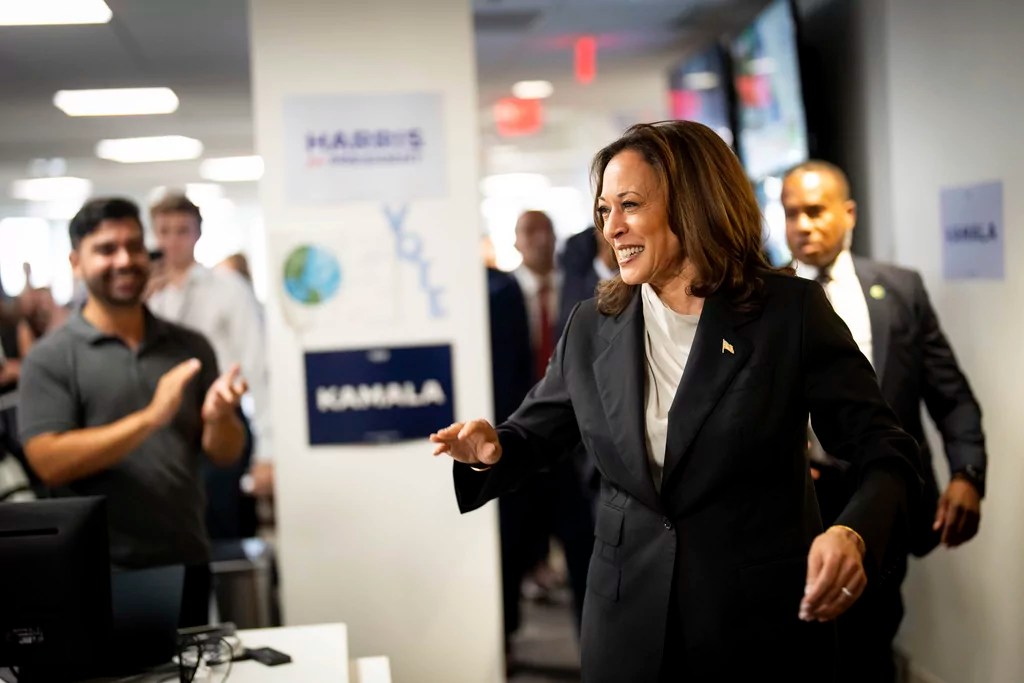 Biden calls in to Harris campaign meeting as president avoids cameras ...