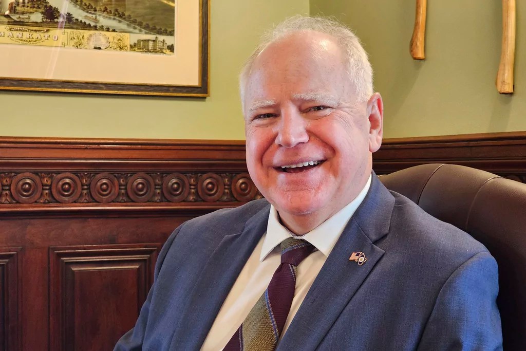 What is Tim Walz's party, the Democratic-Farmer-Labor Party?