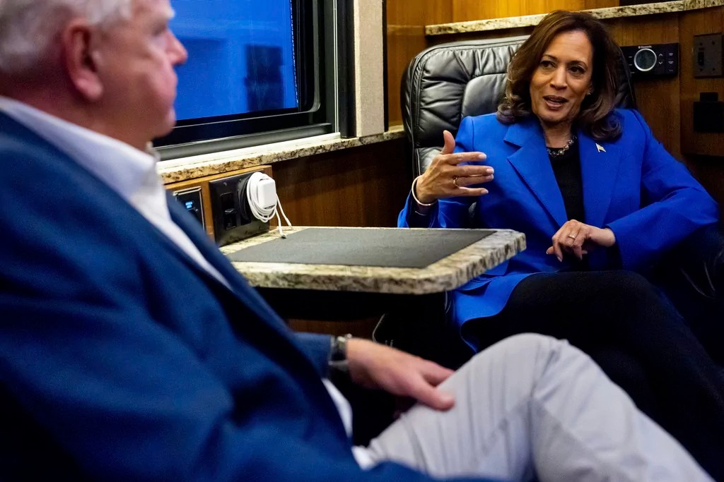 Harris to end nearly 40-day interview drought on CNN with Walz at her side