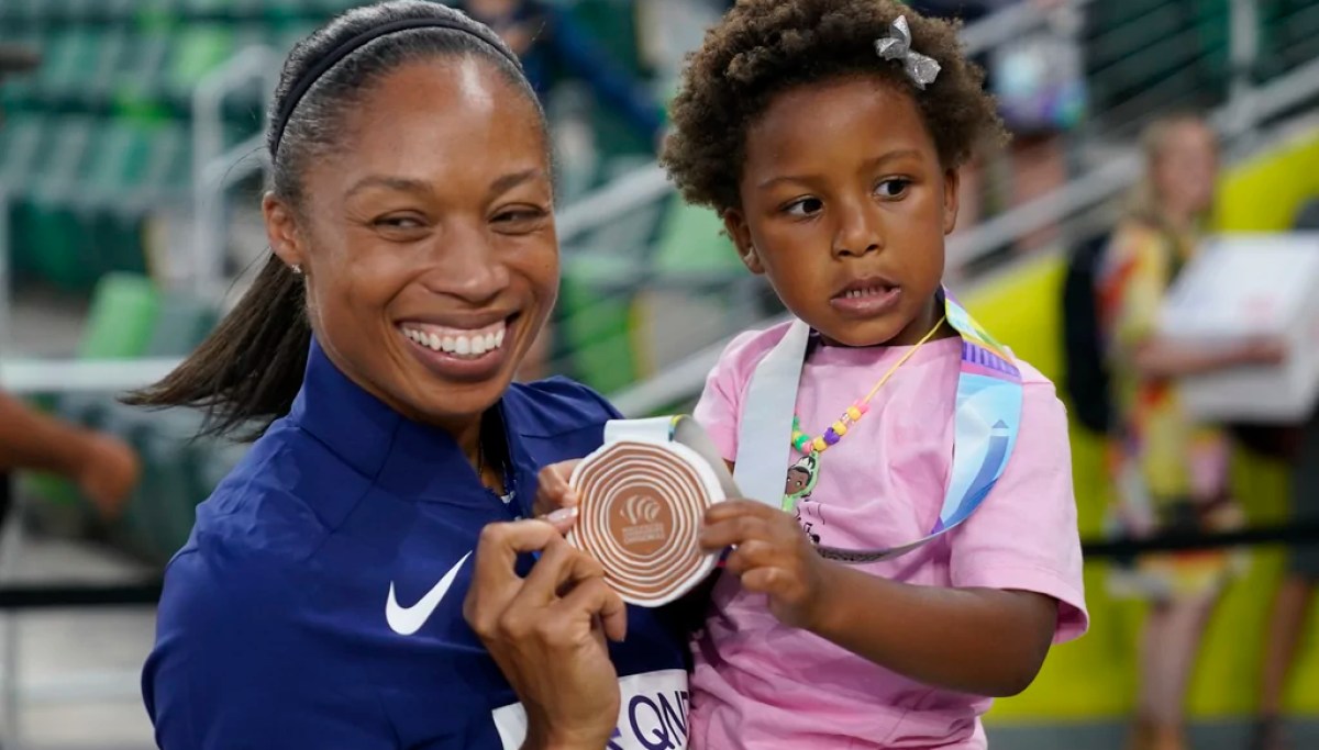 Nonprofit group partners with Olympian Allyson Felix to provide child ...