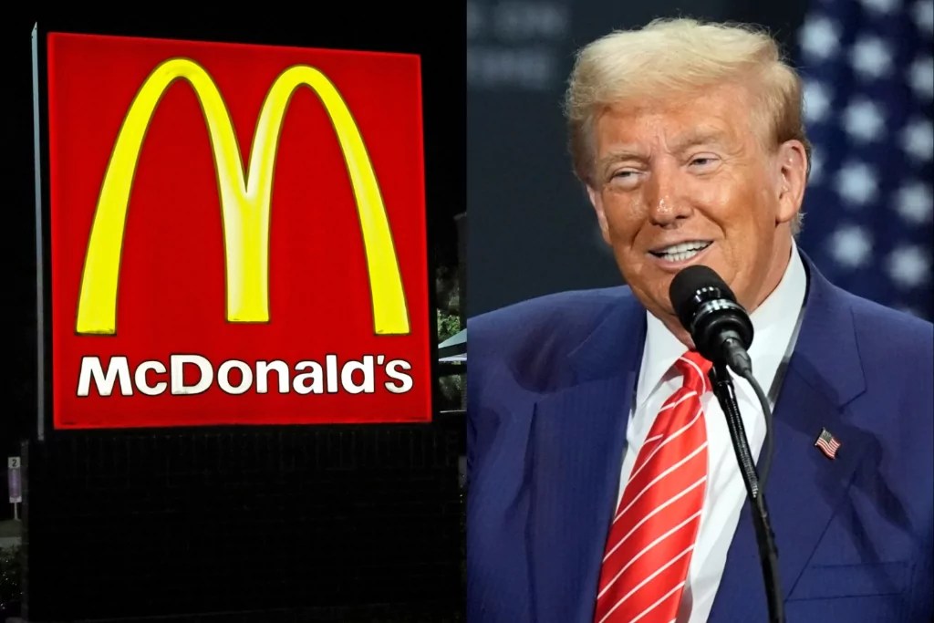 White House communications team given McDonald's dinner ahead of Trump ...