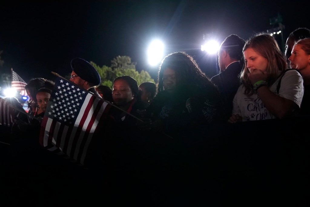 Harris watch party is 'nauseously optimistic' as campaign tells people ...