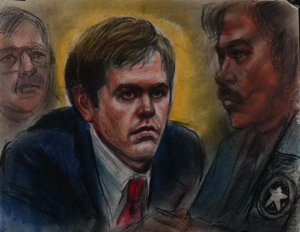 Court sketches of Reagan shooter John Hinckley at auction - Washington ...