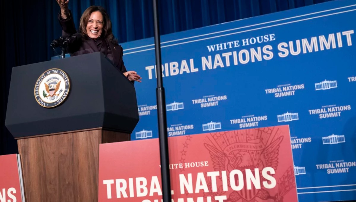Harris emerges from background and offers advice in rare post-election ...
