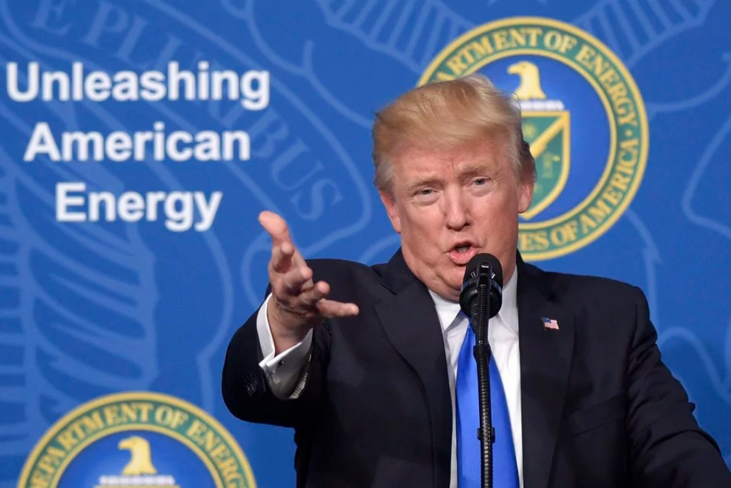 Trump boosted by TV advertising supporting his energy agenda