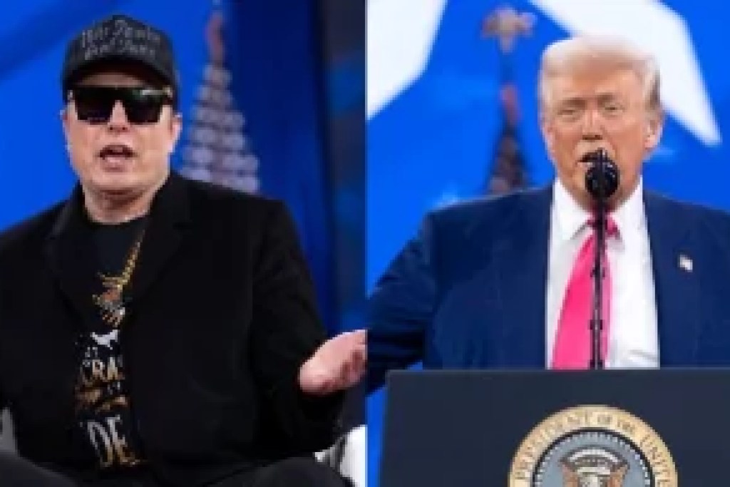 HUD TVs hacked to show AI video of Trump kissing Musk’s toes