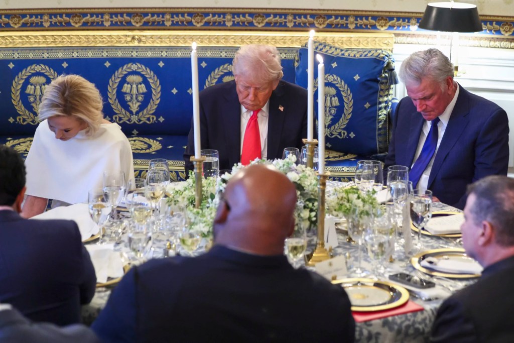 Trump vows it will always be 'In God We Trust' at White House Easter ...