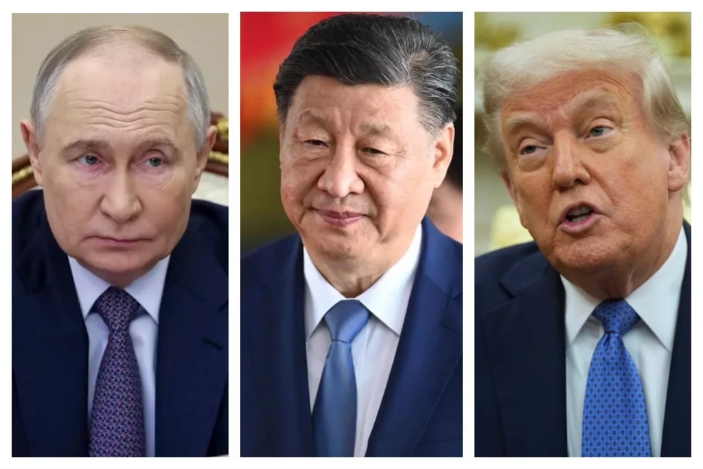 Trump is tough on strong Xi, but he's weak on weaker Putin