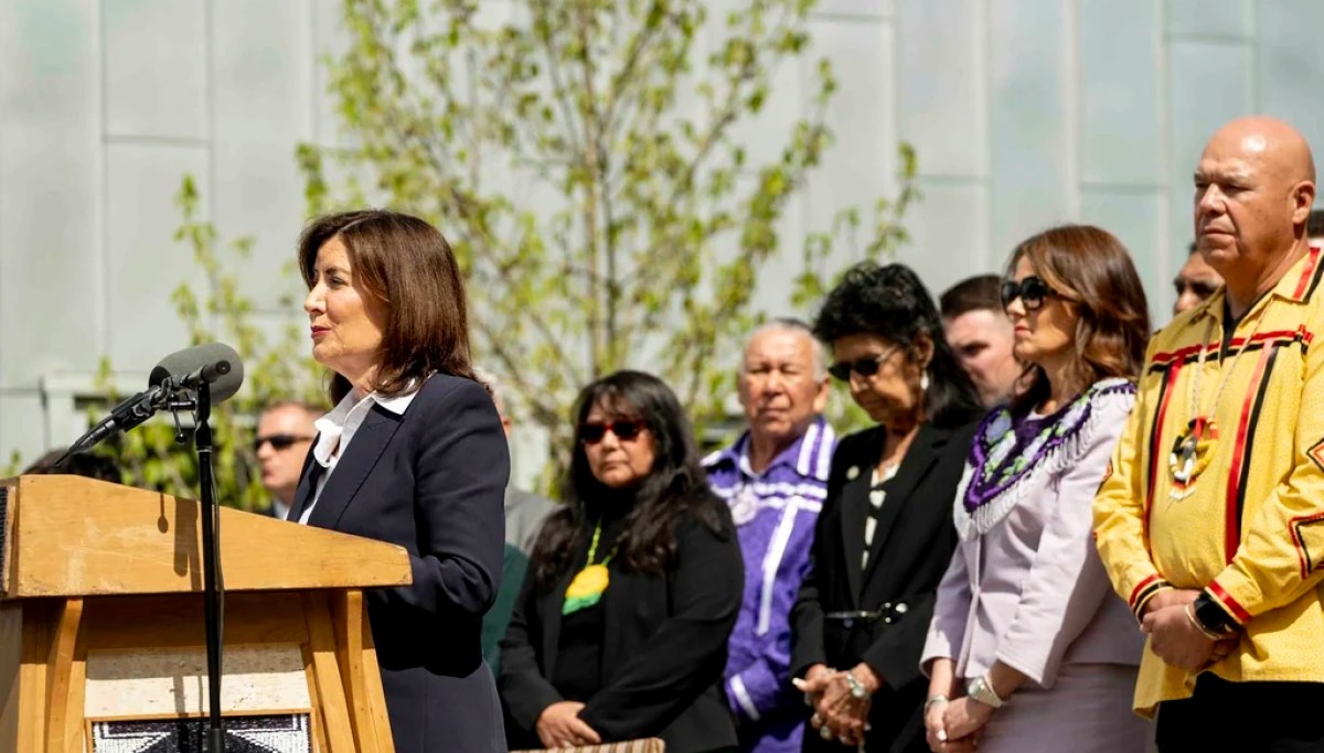 Kathy Hochul apologizes for New York's role in Native American boarding ...