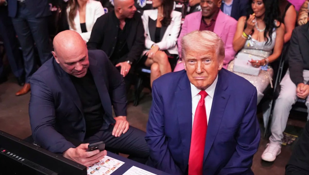 Trump appears at UFC 316 to roaring reception