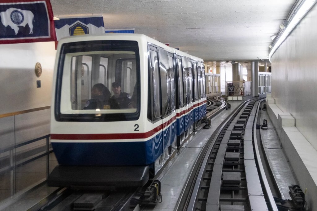 The exclusive Capitol subway that keeps trapping US senators