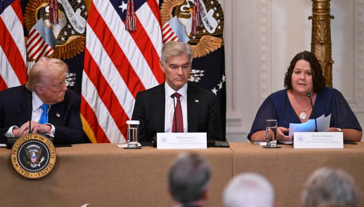 DOGE administrator Amy Gleason makes rare appearance at White House ...