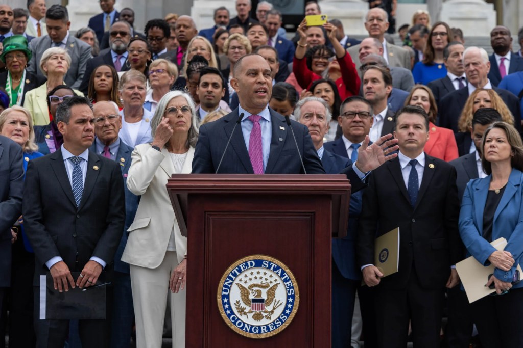 Democrats stall 'big, beautiful bill' debate with 'UC Storm'