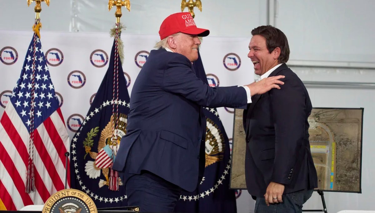 Trump tells ex-rival DeSantis 'you'll always be my friend' during ICE ...