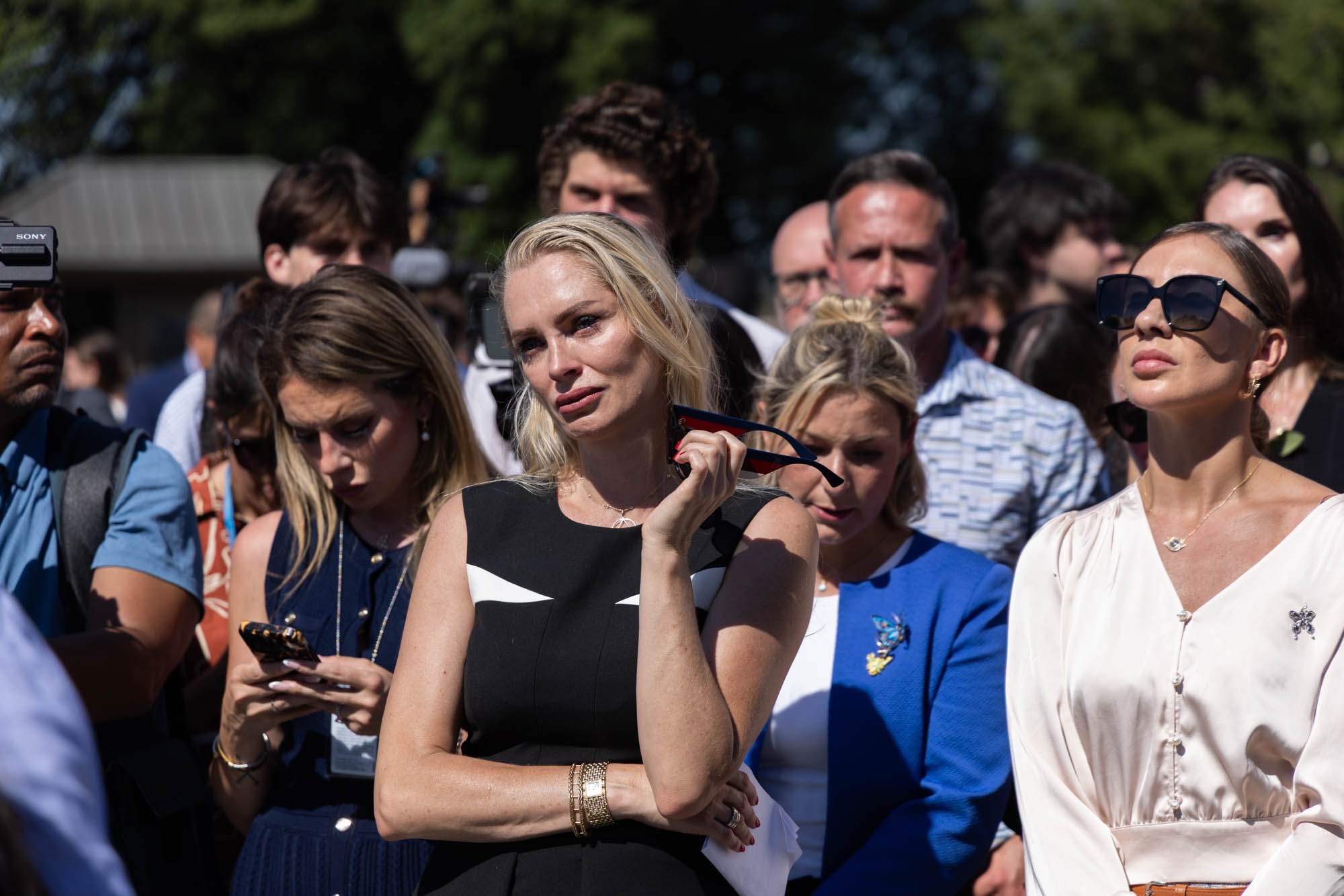 Epstein victims draw huge crowd at Capitol as they demand transparency