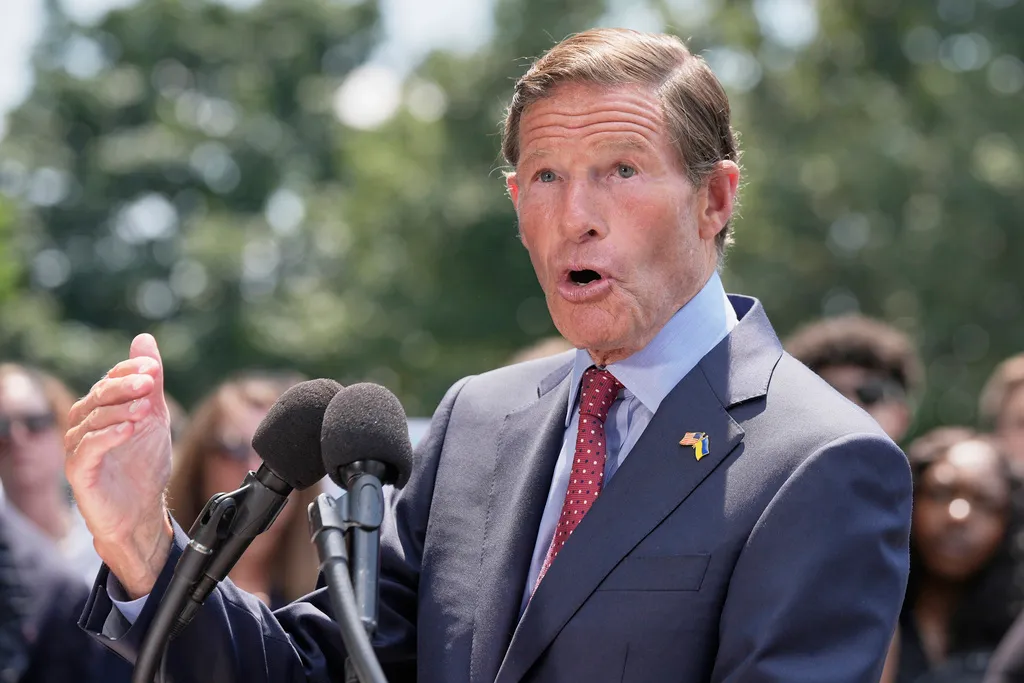 Trump says Blumenthal should 'no longer' be allowed to speak